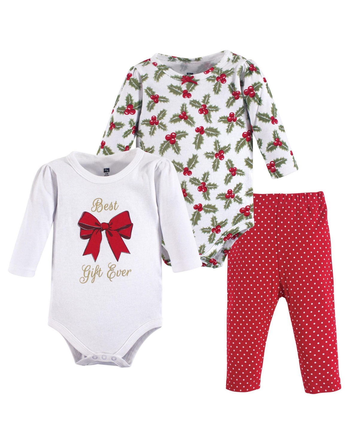 Click here for Hudson Baby Baby Girls Hudson Cotton Bodysuit and... prices