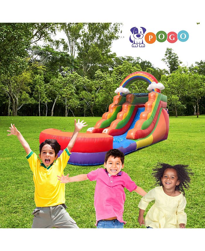 Pogo Bounce House Inflatable Water Slide for Kids (Without Blower) - 21 ...