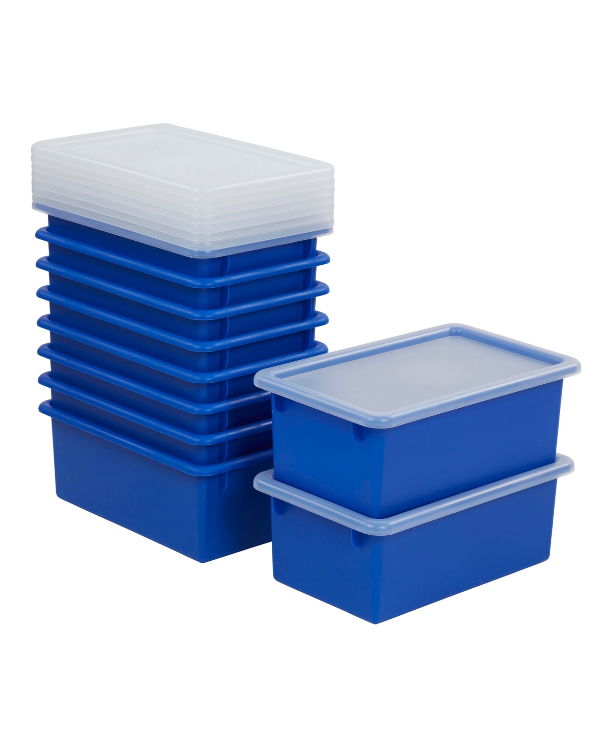 Click here for ECR4Kids Cubby Storage Bin with Lid  Blue  10-Piec... prices