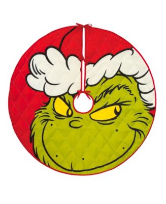 Hallmark Dr. Seuss's Grinch 40" Christmas Tree Skirt - Macy's