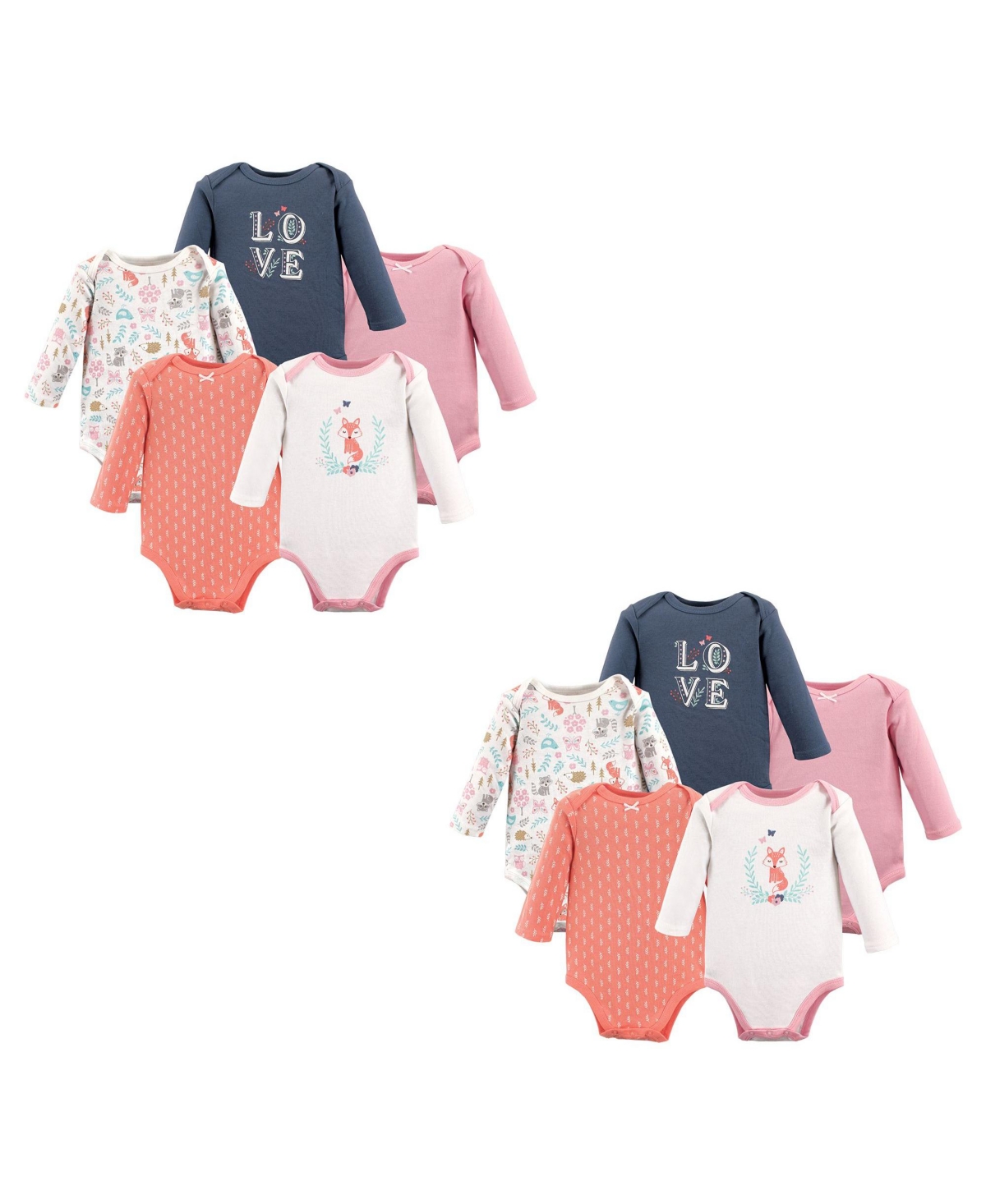 Click here for Hudson Baby Baby Girls Hudson Cotton Long-Sleeve B... prices