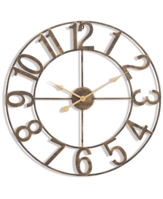 Sorbus 32 inch Large Wall Clock for Living Room Decor (White) - Macy's