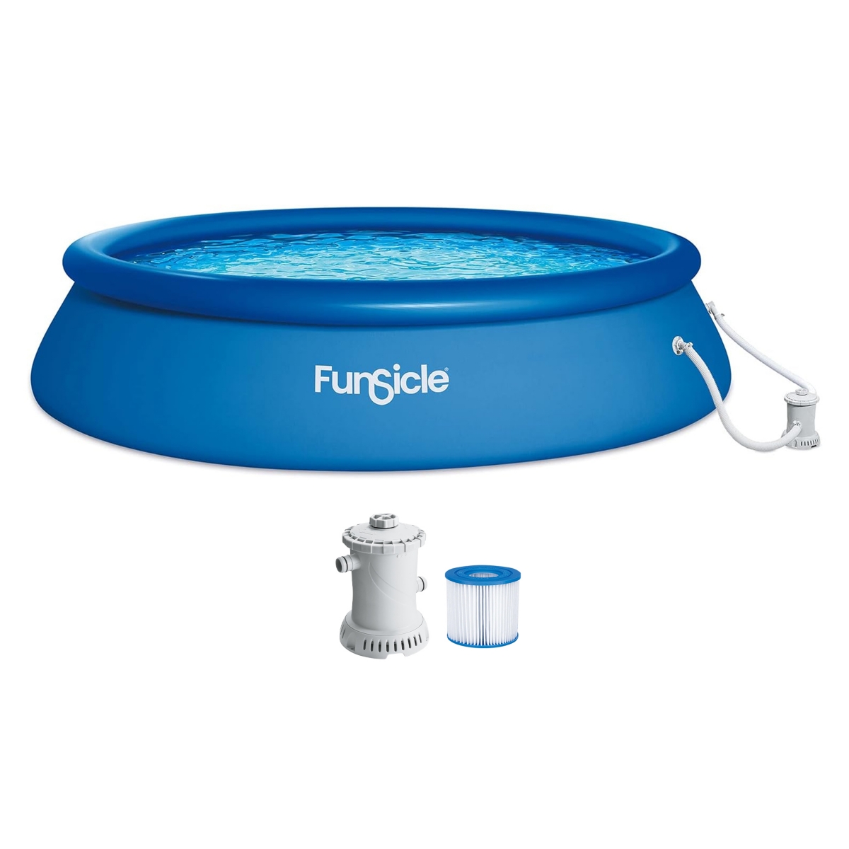 Click here for Funsicle 15 x 36 QuickSet Inflatable Ring Top Outd... prices