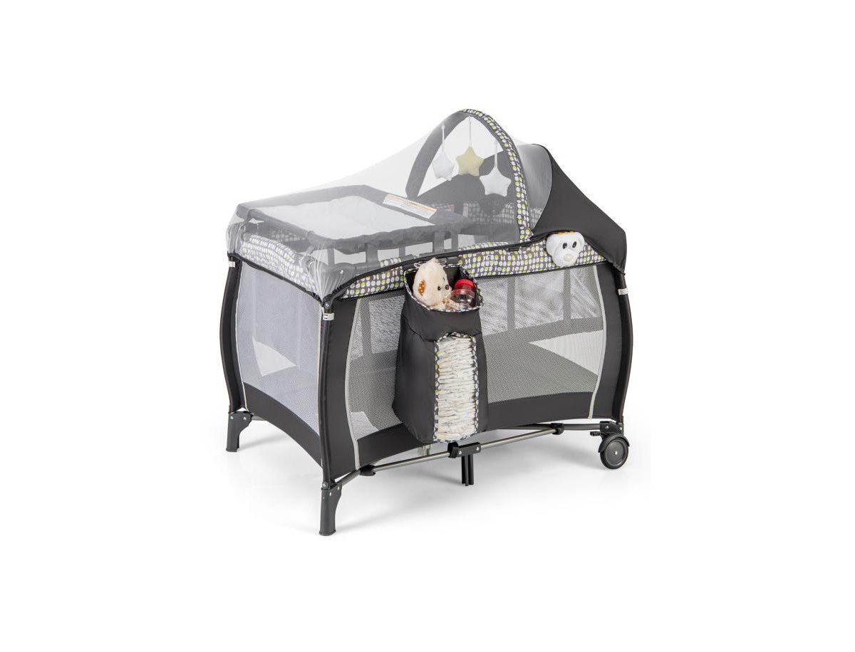 Click here for Slickblue Portable Baby Nursery Center 4-in-1 Port... prices