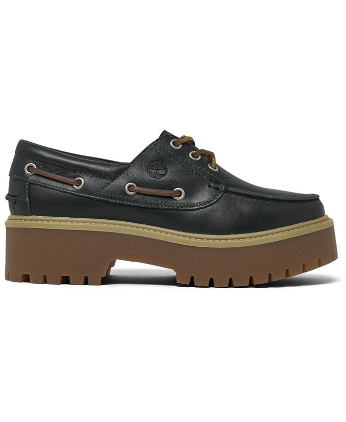 Timberland Women's Stone Street Premium Platform Boat Shoes from Finish ...