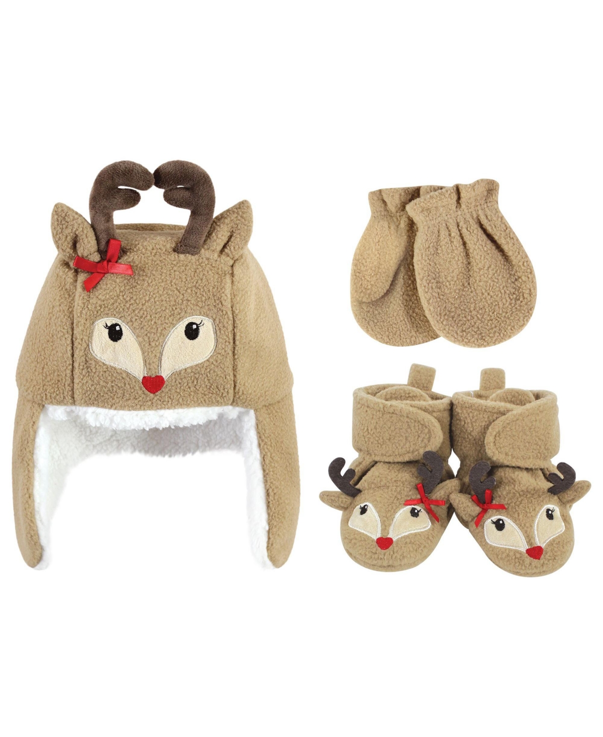 Click here for Hudson Baby Baby Girls Hudson Trapper Hat  Mitten... prices