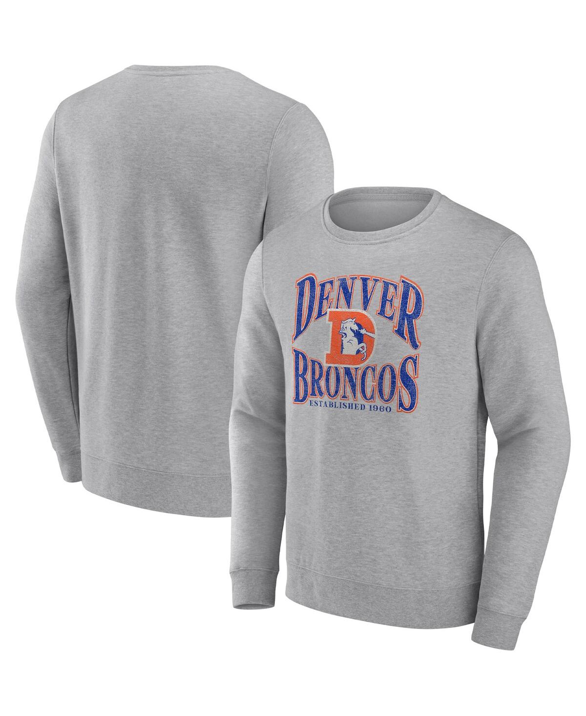Click here for Fanatics Mens Heathered Charcoal Denver Broncos Pl... prices