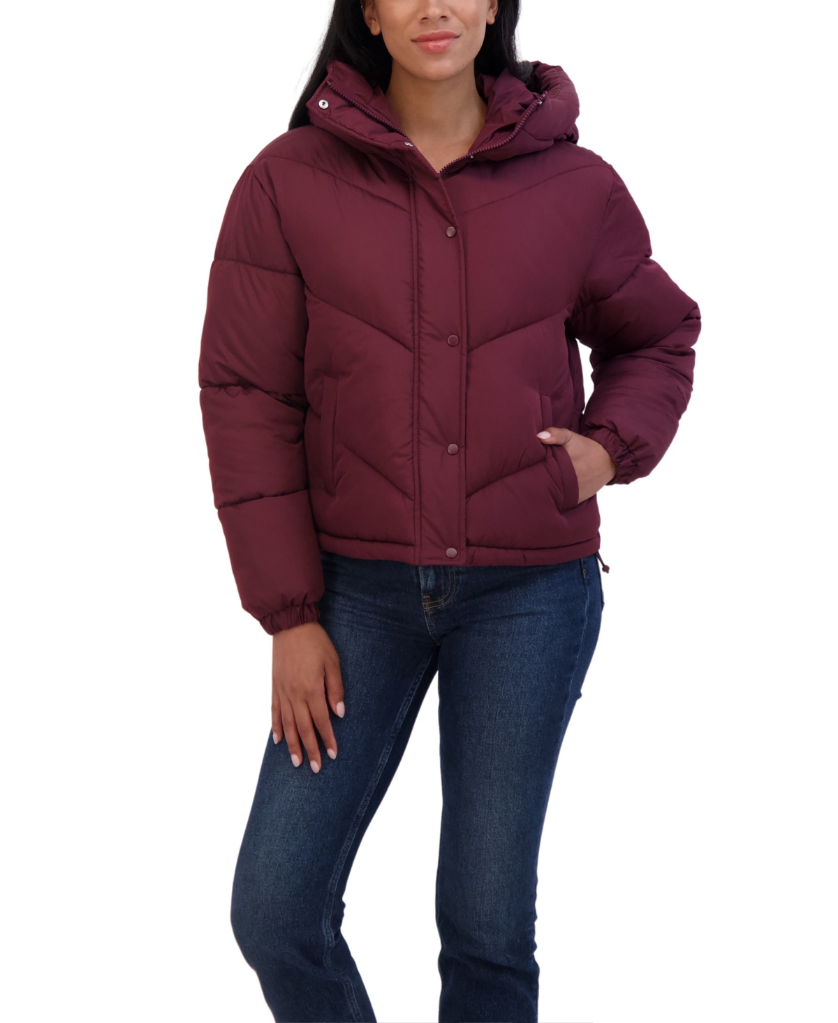 Click here for Sebby Juniors Juniors Short Hooded Puffer Jacket -... prices