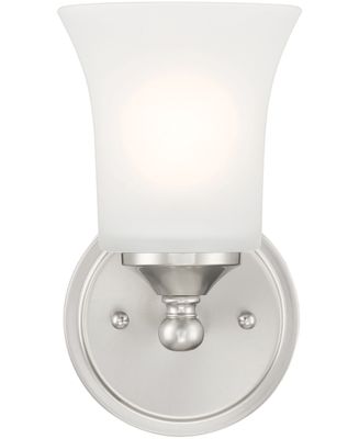 Designers Fountain Bronson 5.25" Metal 1 Light Wall Sconce - Macy's