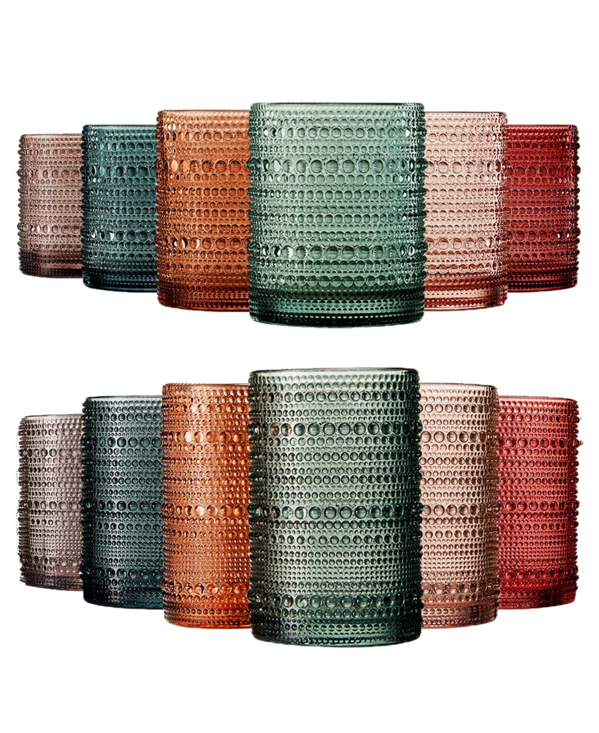 Click here for The Wine Savant Khen Hobnail Drinking Glasses Past... prices