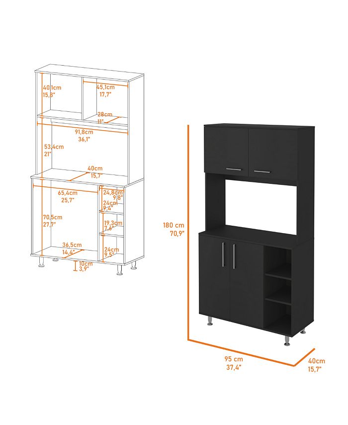 FM FURNITURE Colorado Pantry Cabinet - Macy's
