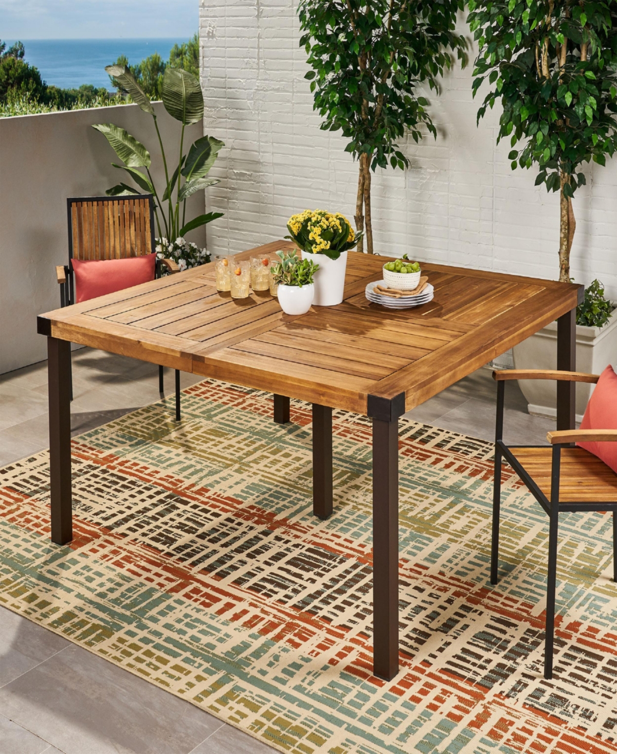 Click here for Lankershim 64: Modern Industrial Dining Table With... prices