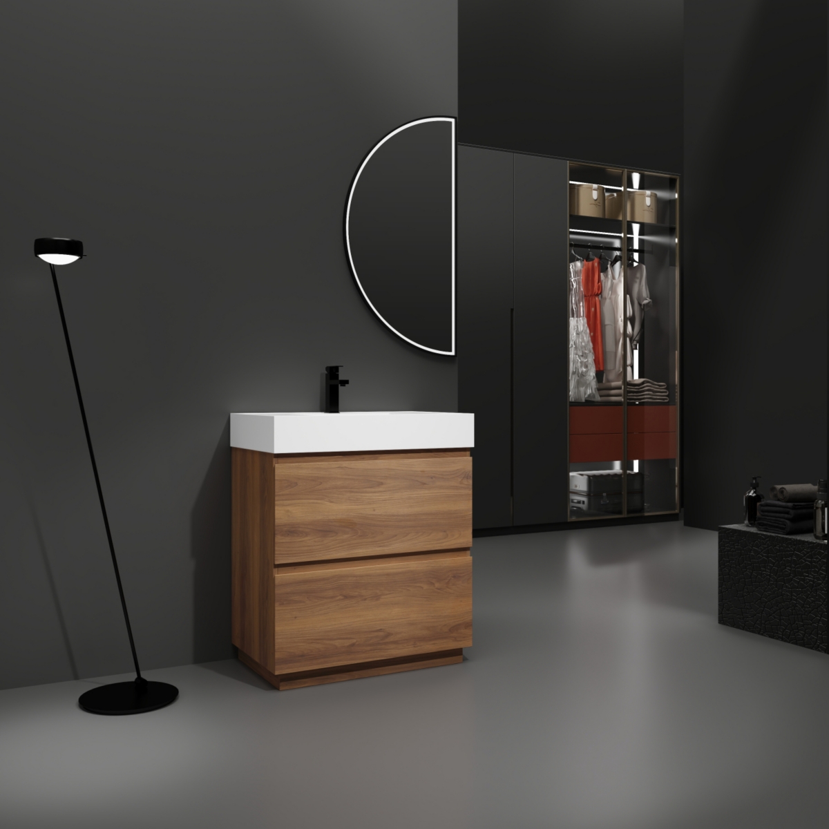 Click here for Streamdale Modern 30" Bathroom Vanity with Si... prices