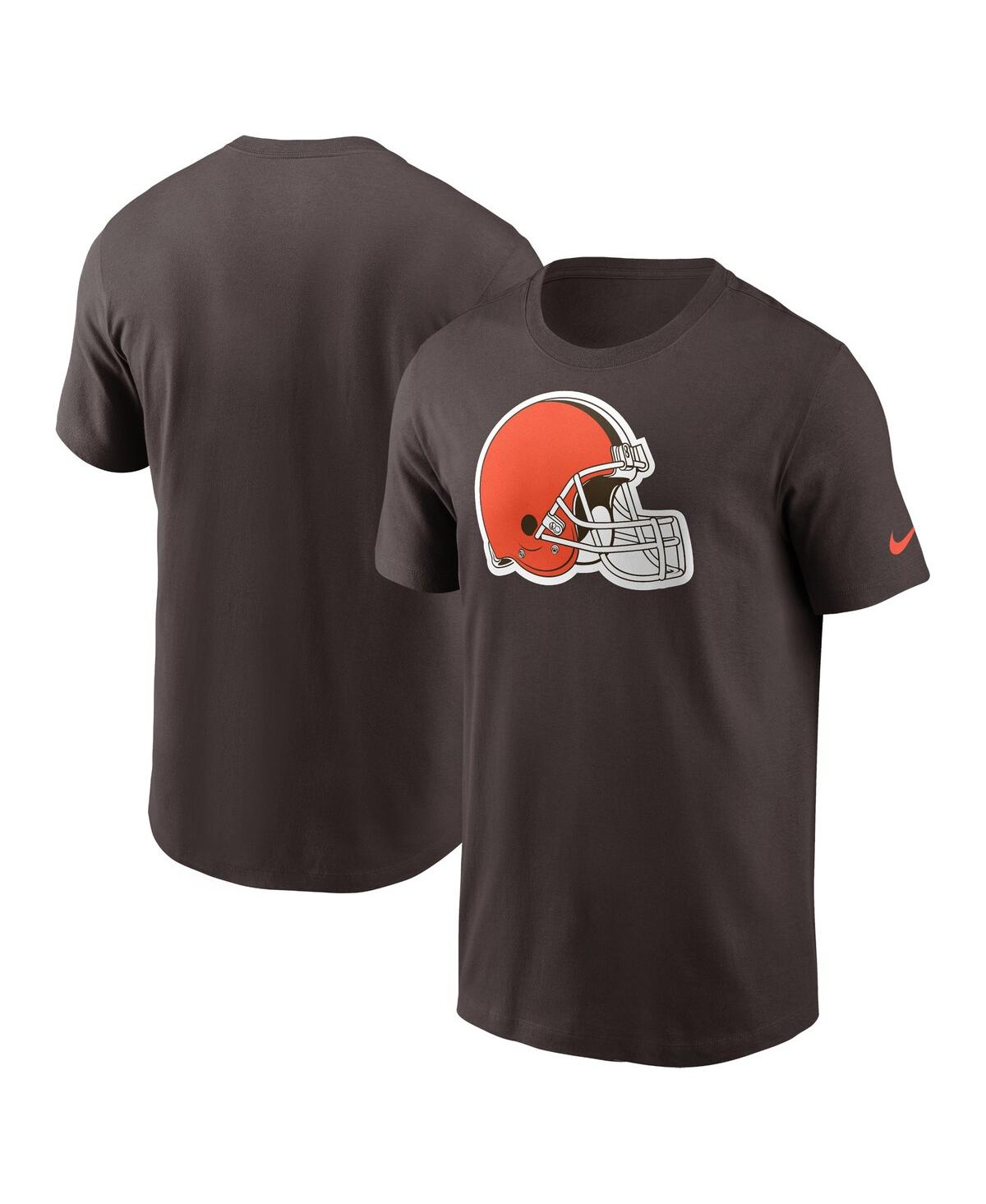 Click here for Nike Mens Brown Cleveland Browns Logo Essential T-... prices