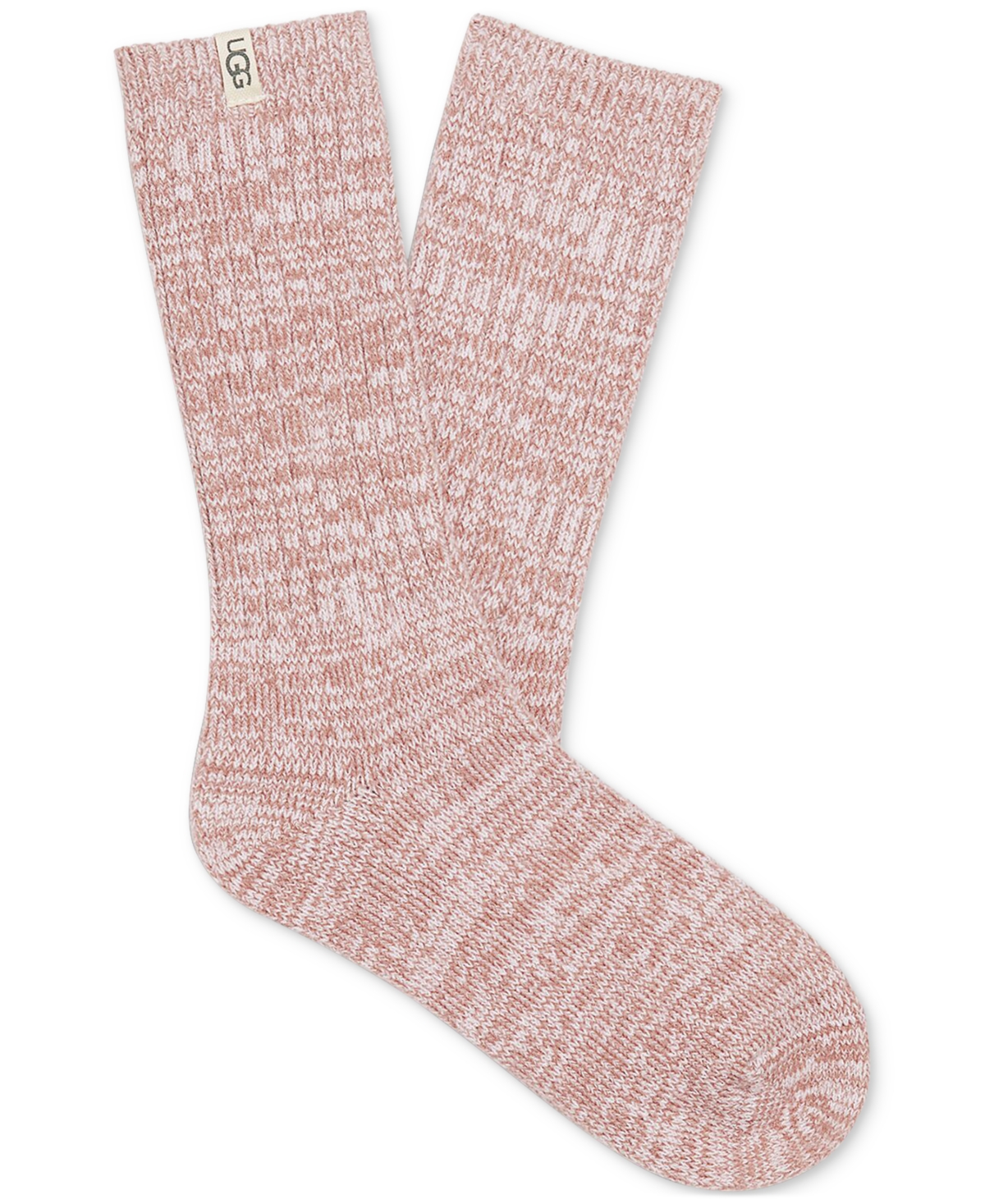 Click here for Ugg Womens Rib-Knit Slouchy Crew Socks - Dusk prices