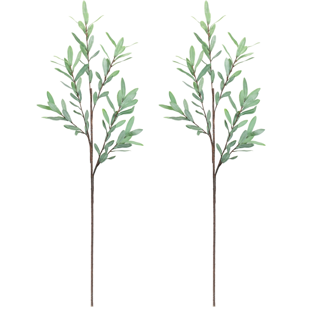 Click here for Set of 2 Olive Leaf Branches – 39" Pol... prices