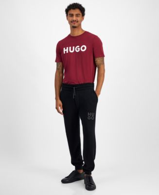 Hugo Boss Men's San Steero Relaxed Fit Cropped Drawstring Sweatpants ...