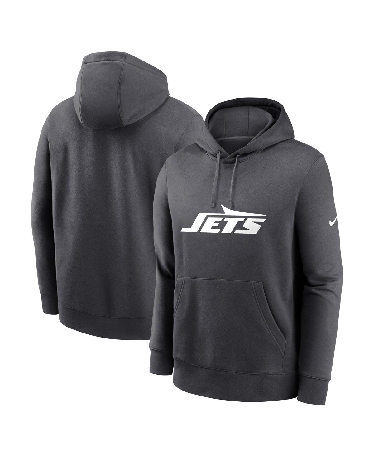 Click here for Nike Mens Anthracite New York Jets Club Logo Pullo... prices