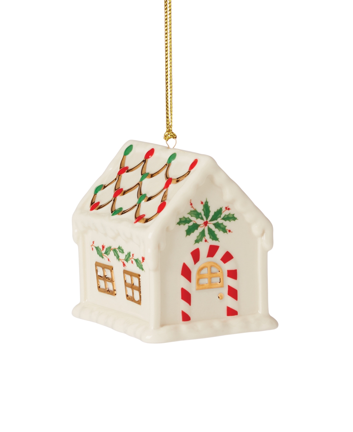 Click here for Lenox Holiday Accent Gingerbread House Ornament -... prices