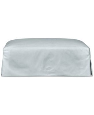 Brenalee 46" Performance Fabric Slipcover Ottoman - Macy's