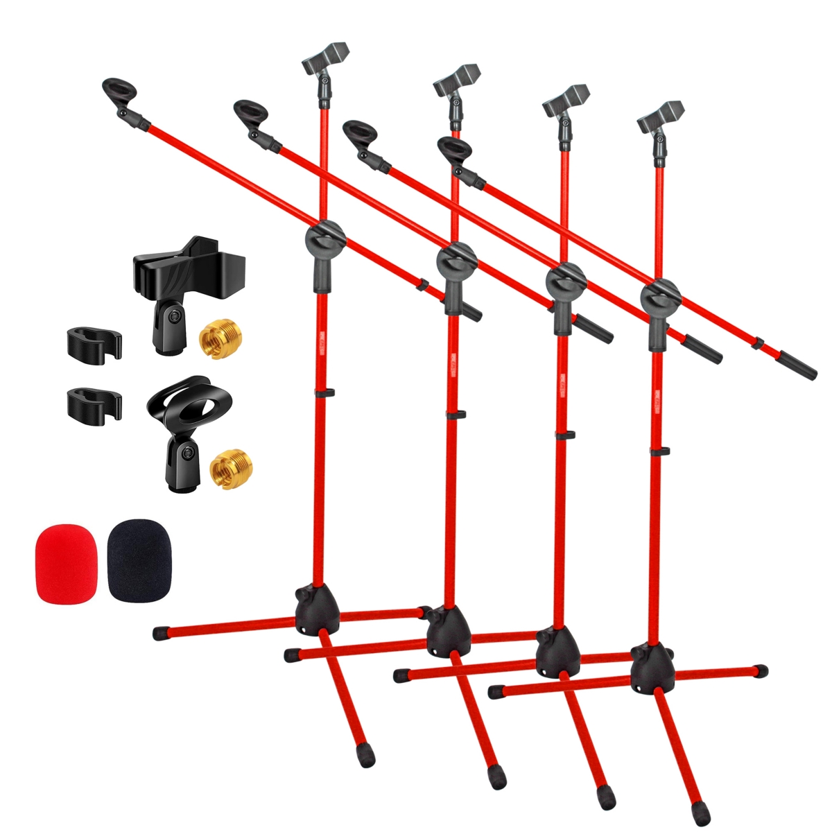 Click here for 5 Core Mic Stand 4 Pcs Collapsible Height Adjustab... prices