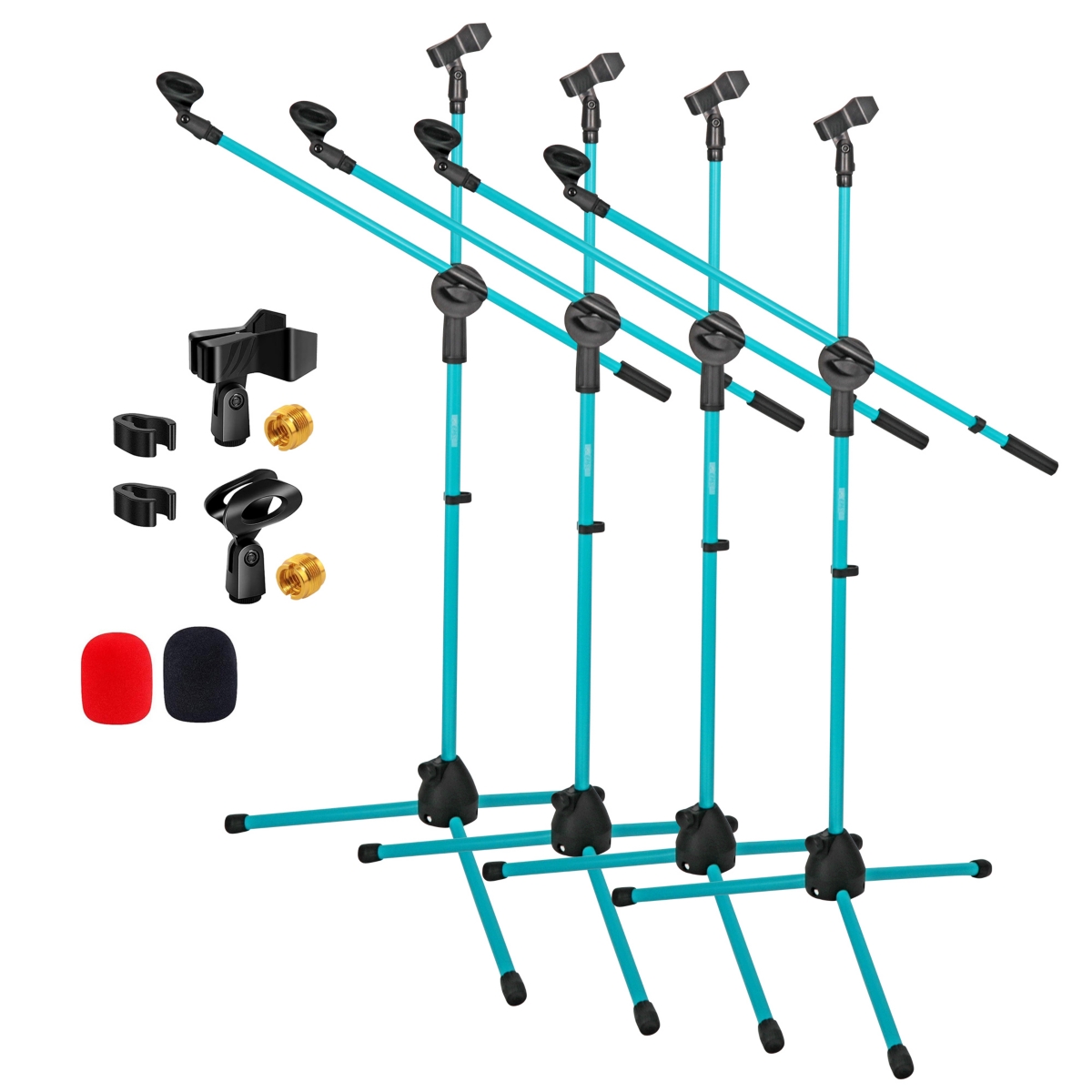 Click here for 5 Core Mic Stand 4 Pcs Collapsible Height Adjustab... prices