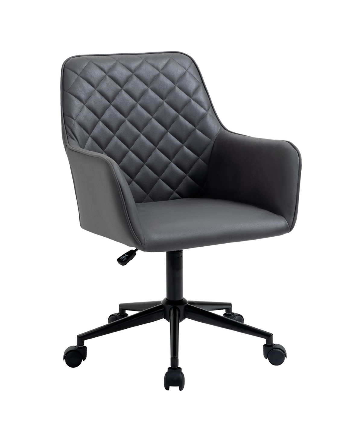 Click here for Vinsetto Office Chair w/Leather-Feel Fabric  Diamo... prices