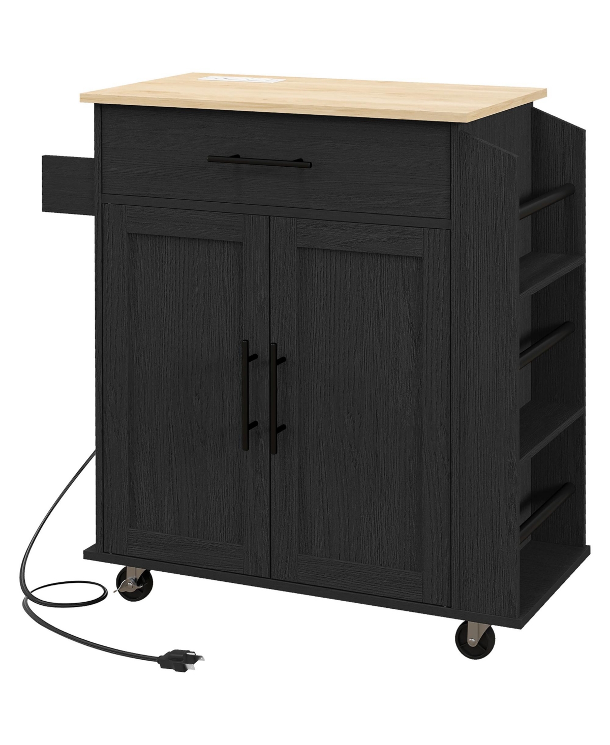 Click here for Homcom Kitchen Island with Storage and Power Outle... prices
