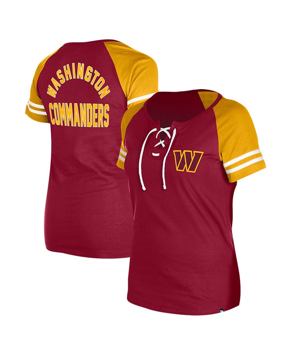 Click here for New Era Womens Burgundy Washington Commanders Lace... prices