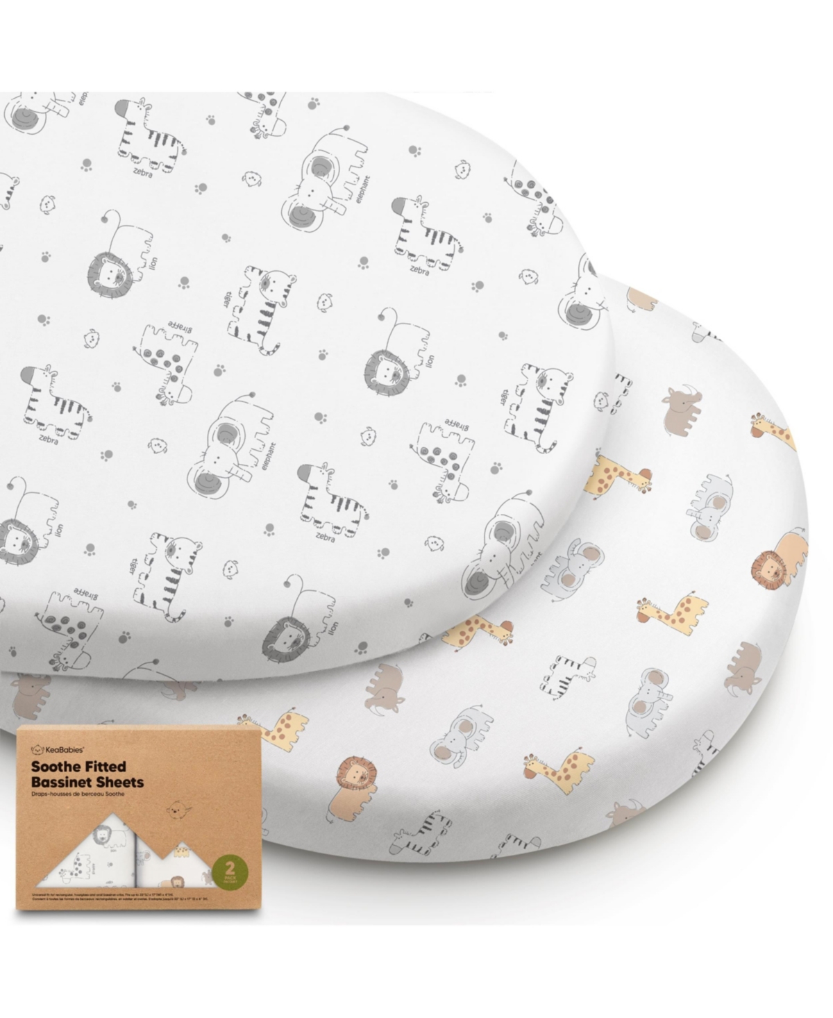 Click here for KeaBabies Bassinet Sheet for Baby Girls  Boys  2-P... prices