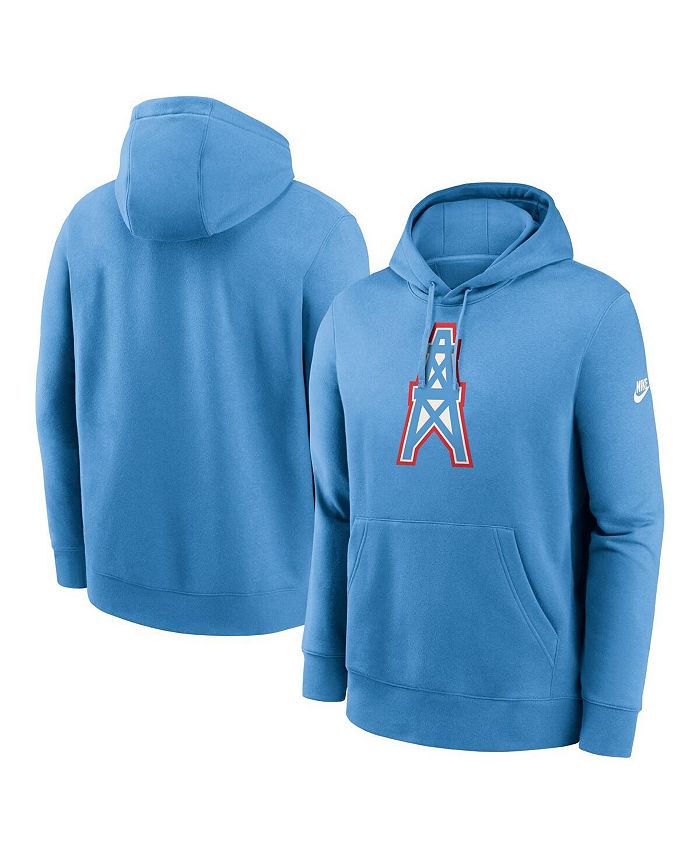 Nike Men's Light Blue Tennessee Titans Oilers Throwback Rewind Club ...
