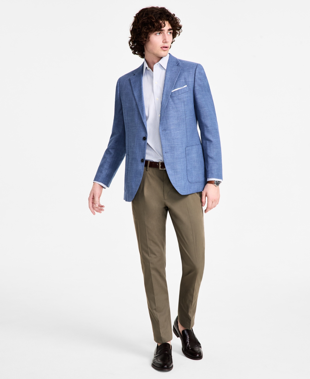 Click here for Nautica Men Modern-Fit Active Stretch Structure We... prices