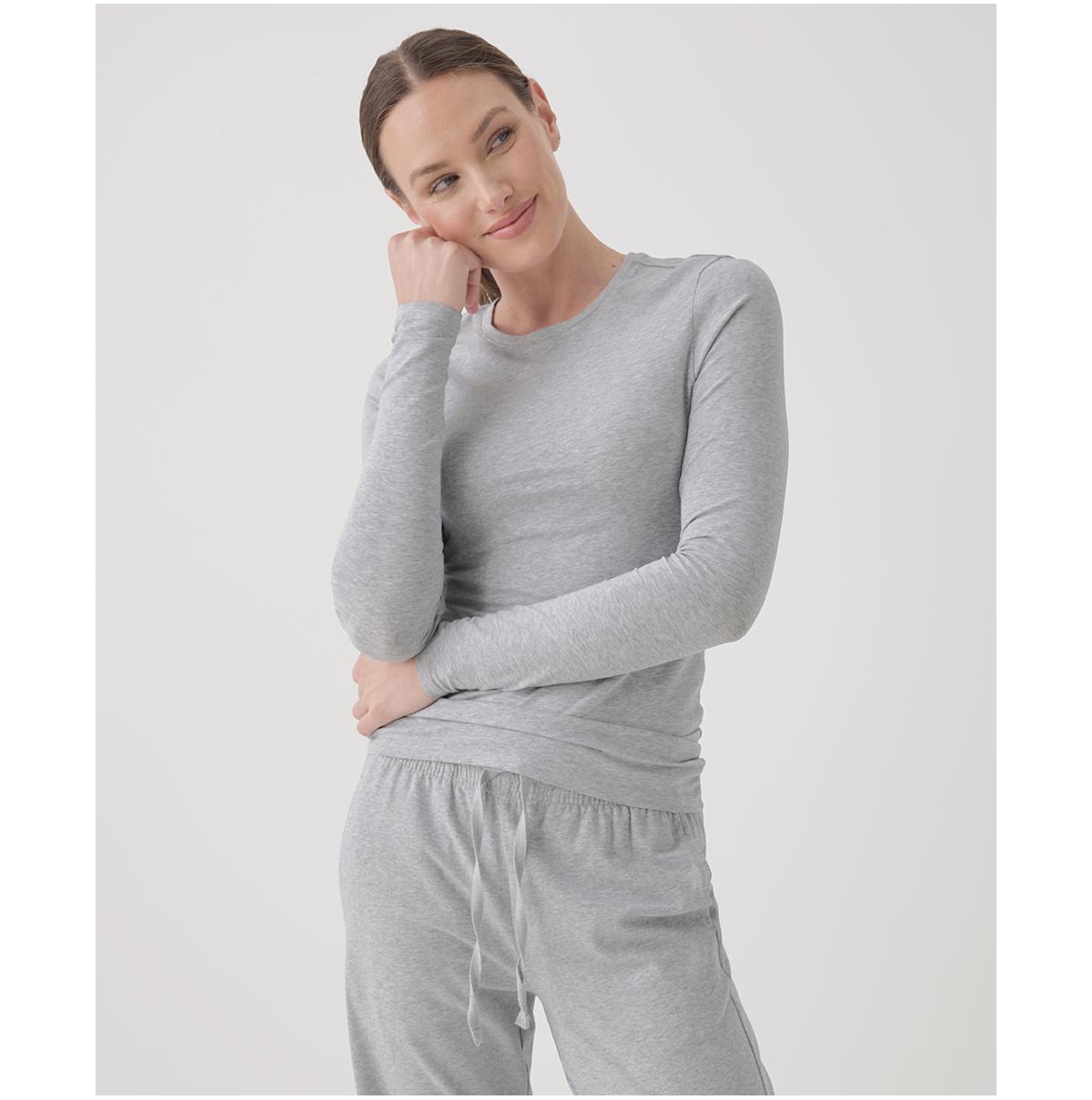 Click here for Pact Womens Organic Cotton Cool Stretch Fitted Lon... prices