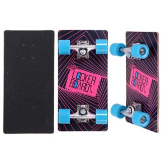 Locker Board CRUZ 17" Skateboard, Portable Maple Wood Kids Lockerboard ...