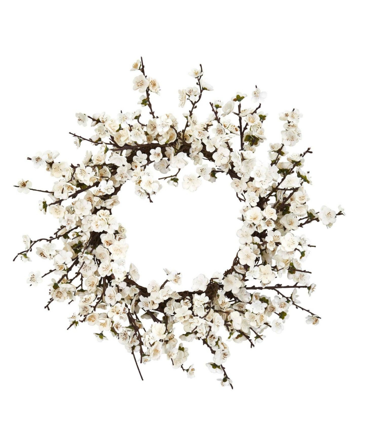 Click here for Slickblue Plum Blossom Wreath - Elegant Floral Acc... prices