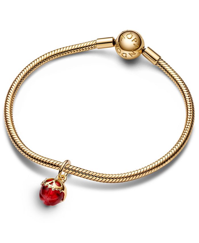Pandora 14K Gold-Plated Disney Villains Evil Queen Apple Dangle Charm ...