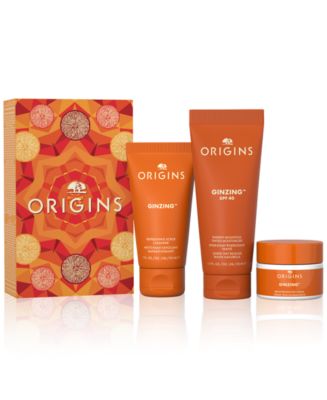 Origins 3-Pc. Brilliant Bests GinZing Protect & Glow Skincare Gift Set - Macy's