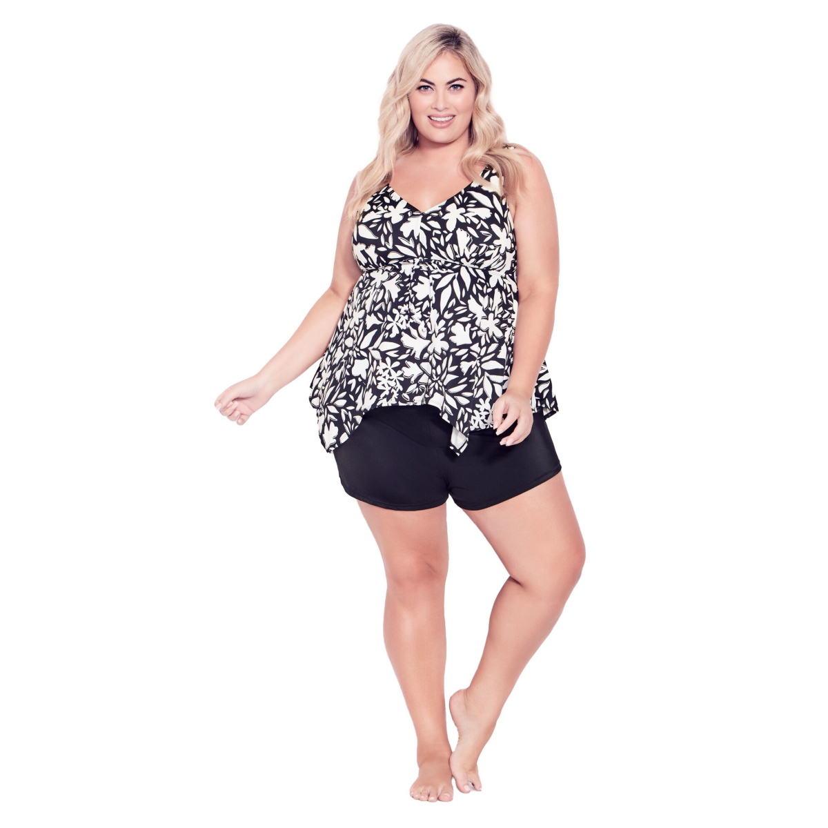 Click here for Avenue Womens Plus Size Regular Short - Black prices