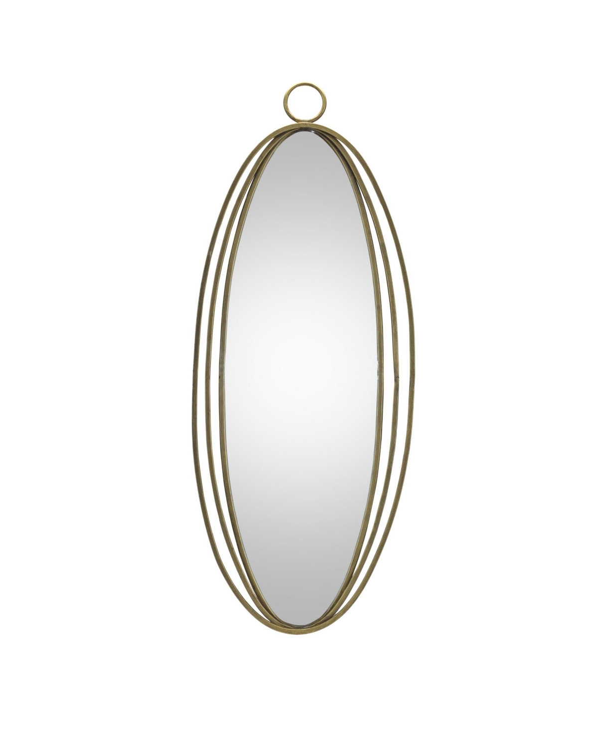 Click here for Slickblue Iron Oval Wall Mirror - Elegant and Dura... prices