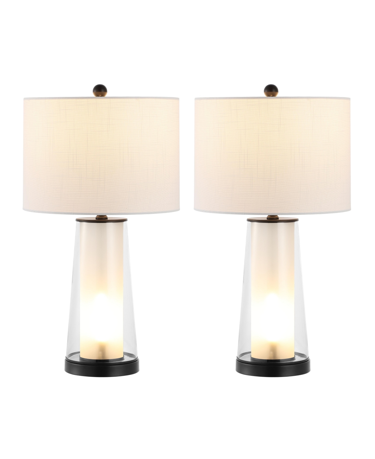 Click here for Jonathan Y Tryon 26 Modern Minimalist Glass/Iron N... prices