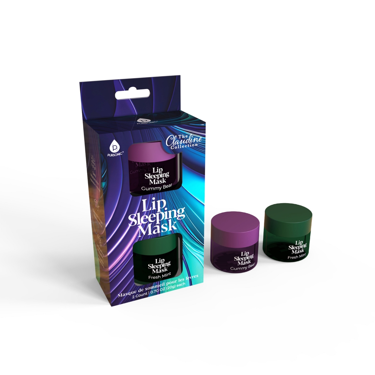 Click here for Lip Sleeping Mask 2 Pack- Gummy Bear & Fresh Mint... prices