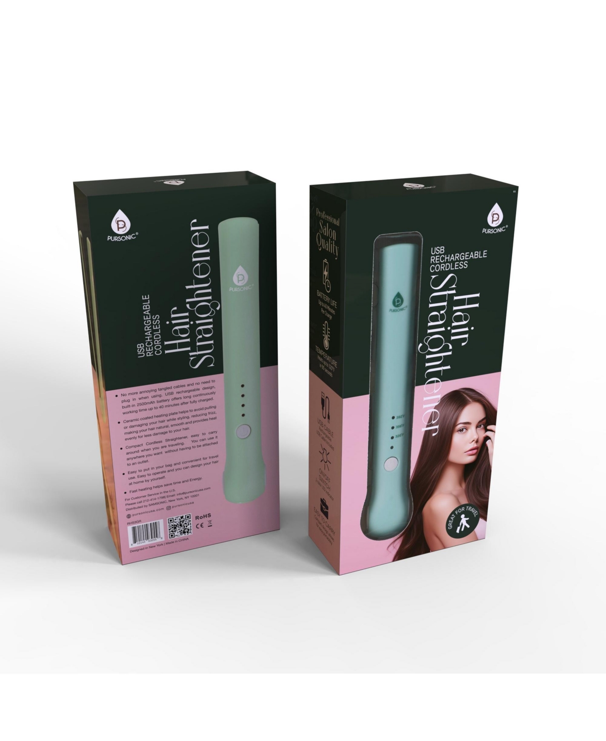Click here for Pursonic Usb Rechargeable Cordless Hair Straighten... prices