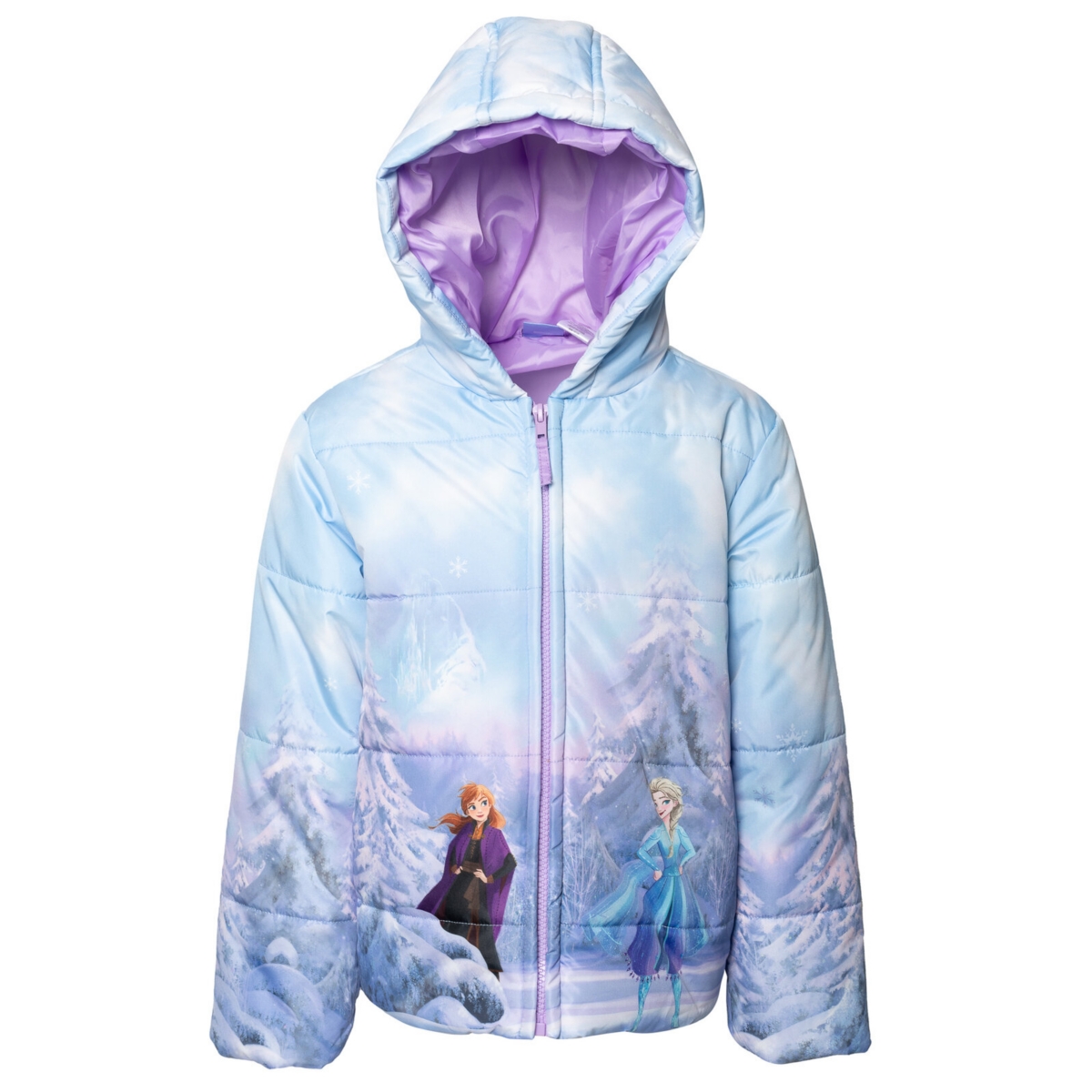Click here for Frozen Little Girls Princess Anna Elsa Zip Up Wint... prices