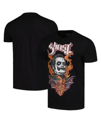 Global Merch Men's Black Ghost Heart Hypnosis T-Shirt - Macy's