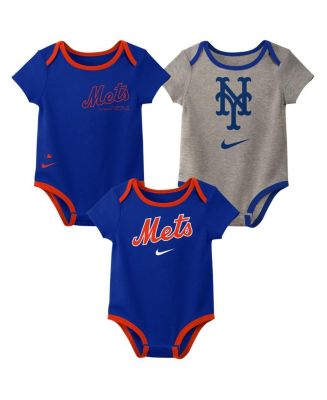 Nike Baby Boys and Girls New York Mets Authentic Collection Three-Pack ...