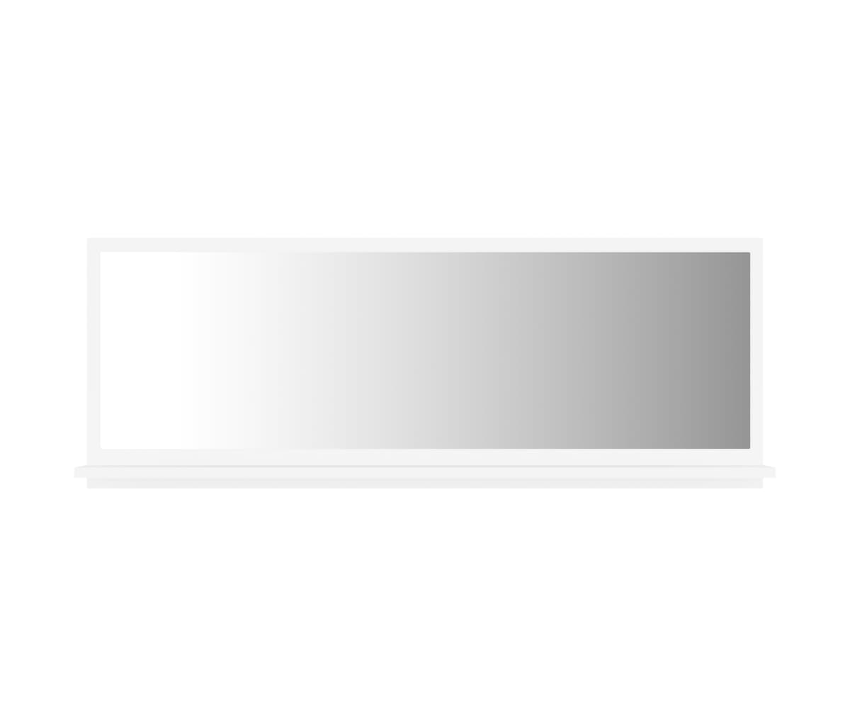 Click here for vidaXL Bathroom Mirror White 39.4x4.1x14.6 Enginee... prices