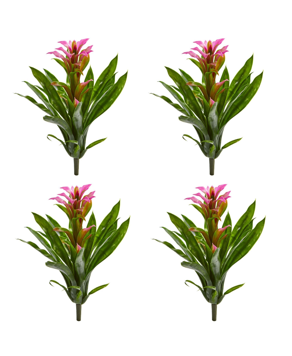 Click here for Slickblue Realistic Bromeliad Artificial Flower fo... prices
