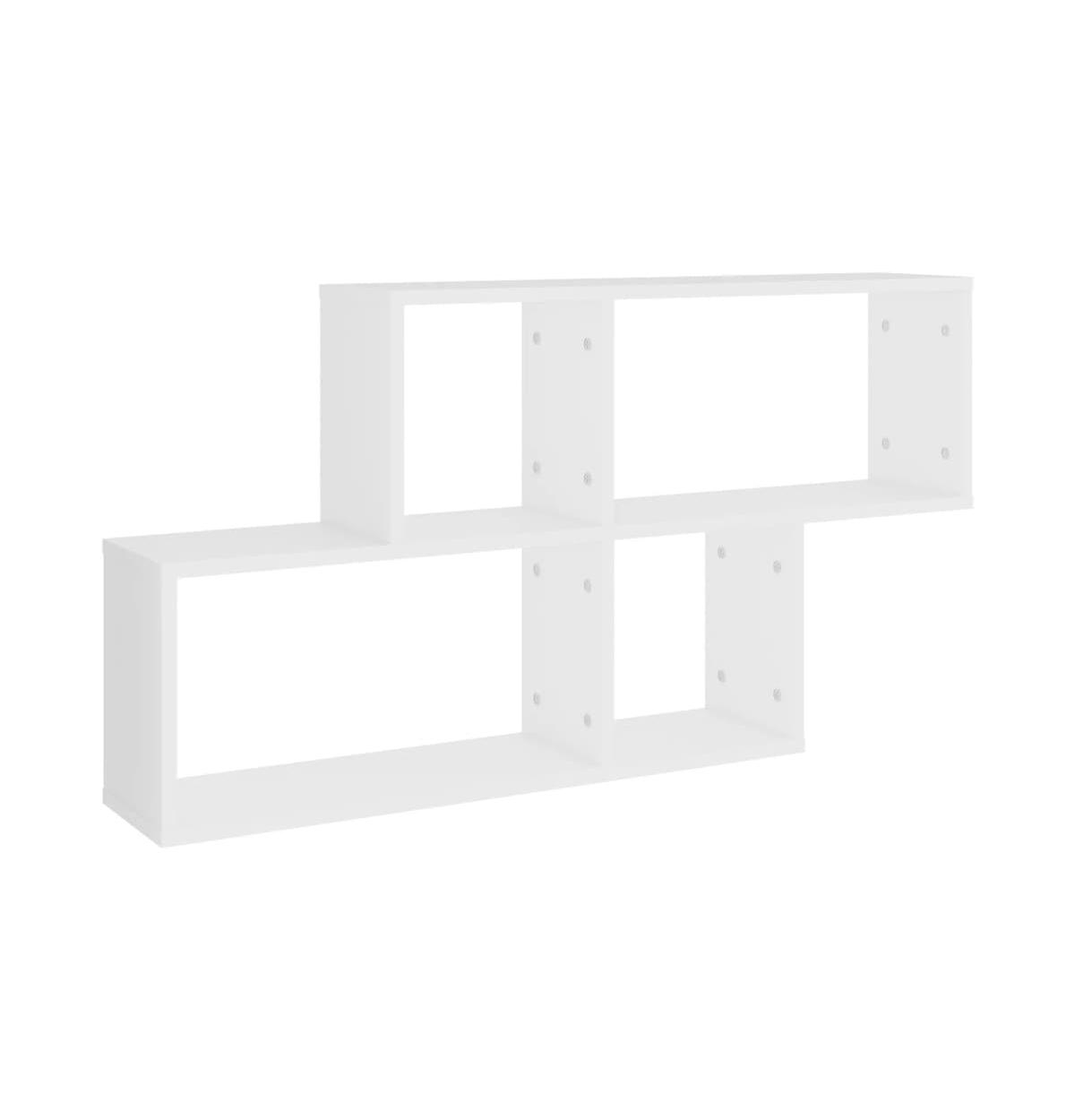Click here for vidaXL Wall Shelf White 39.4x7.1x20.9 Engineered W... prices