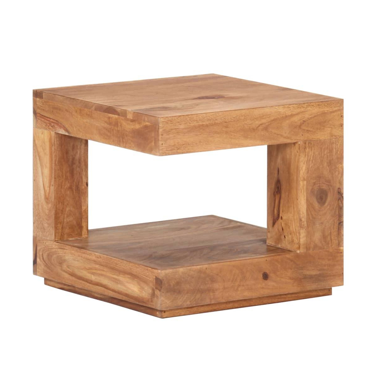 Click here for Coffee Table 17.7x17.7x15.7 Solid Wood Acacia - Br... prices