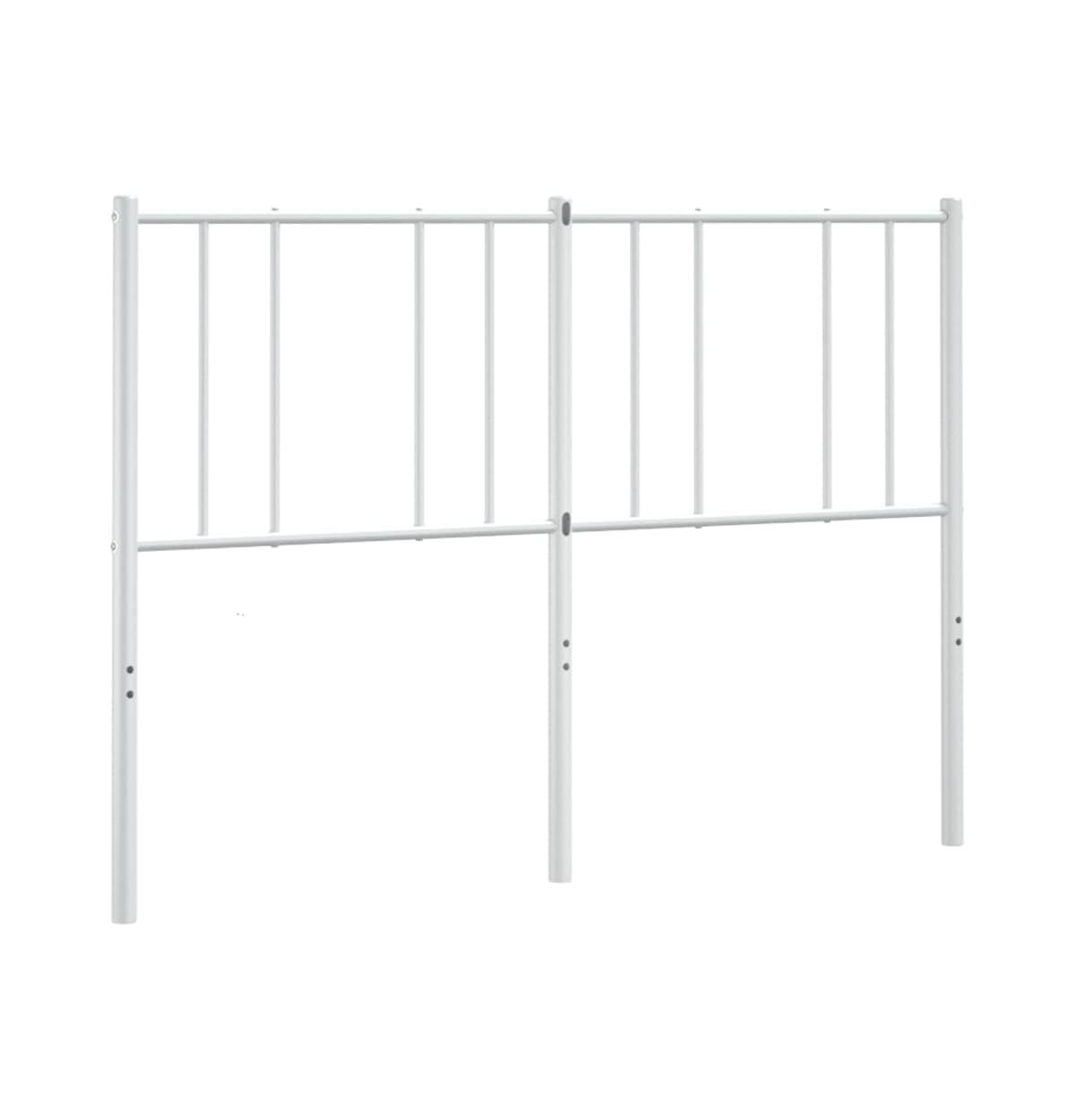 Click here for vidaXL Metal Headboard White 59.1 - White prices